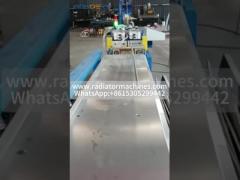 Máquina para enderezar y cortar tuberías redondas de aluminio