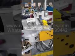 Máquina semiautomática para doblar perfiles de aluminio