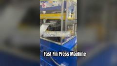 High-Speed Heat Exchanger Fin Press Machine | Precision Aluminum/Copper Fin Forming Line | Radiator