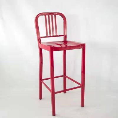 China Modern Metal Bar Stools for Kitchen Counters and Coffee Shops for sale