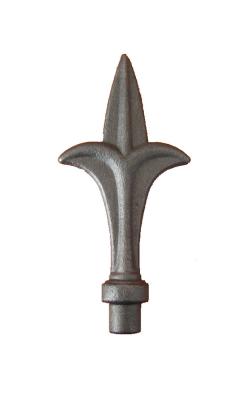 China Rail heads/Wrought iron spear/Wrought iron ornament/Decorative wrought iron for sale