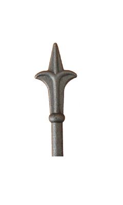 China Decorative wrought iron/Wrought iron spear/Rail heads/Wrought iron ornament for sale