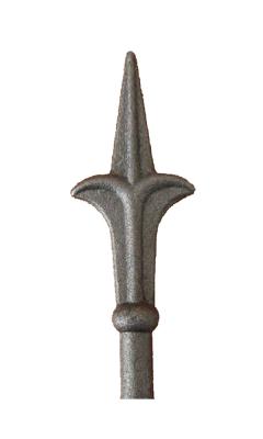 China Wrought iron spear/Rail heads/Wrought iron ornament/Decorative wrought iron for sale