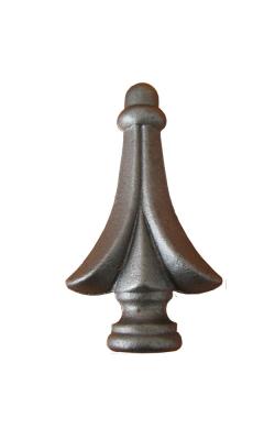 China Rail heads / Decorative wrought iron / Wrought iron ornament / Wrought iron spear for sale