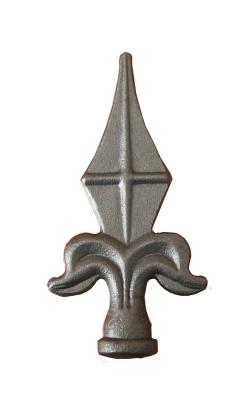 China Rail heads / Wrought iron ornament / Decorative wrought iron / Wrought iron spear for sale