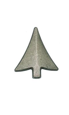 China Decorative wrought iron / Wrought iron ornament / Rail heads / Wrought iron spear for sale