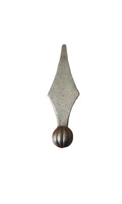 China Decorative wrought iron / Rail heads / Wrought iron ornament / Wrought iron spear for sale