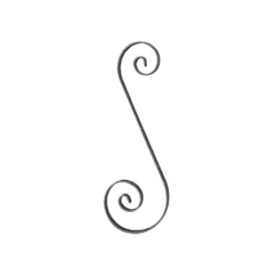 China Decorative wrought iron / Forged Ornamental Scrolls / Wrought iron scroll / Scroll rosette for sale