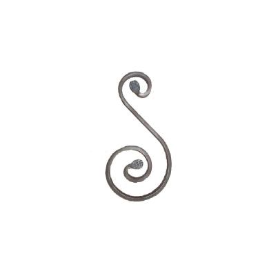 China Scroll rosette / Decorative wrought iron / Forged Ornamental Scrolls / Wrought iron scroll for sale