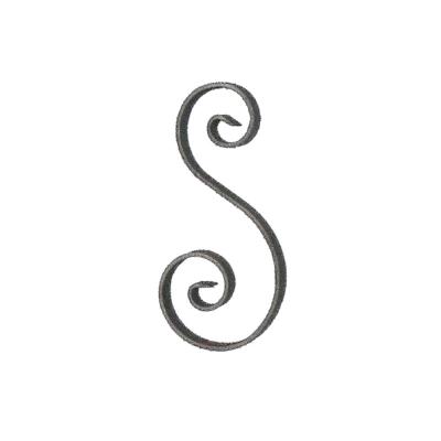 China Wrought iron scroll / Scroll rosette / Forged Ornamental Scrolls / Decorative wrought iron for sale