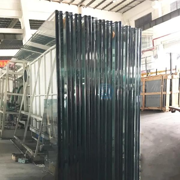 Quality Toughened Laminated Safety Glass Manufacturers EVA PVB Film Laminated Tempered for sale