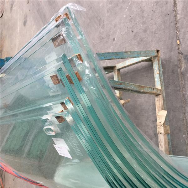 Quality Curved Glass Balustrade Decorative Tempered Glass High Temperature 15mm for sale