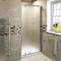 Quality Safety Sound Insulation Privacy Glass Frosted Shower Doors Fine Polished Edge for sale