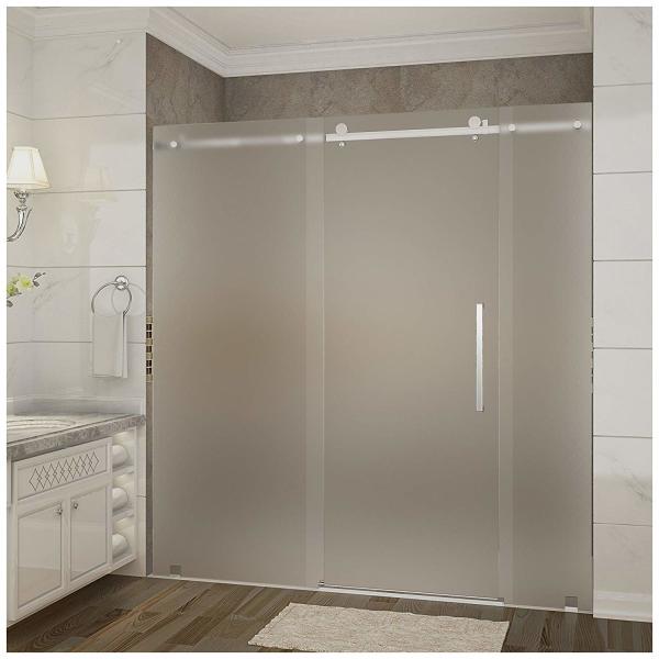 Quality Bathroom Privacy Glass Frosted Shower Doors 3mm 4mm 5mm 6mm 8mm Toughened Glass Door Safety Glass Shower Doors Custom Sliding Barn Doors for sale
