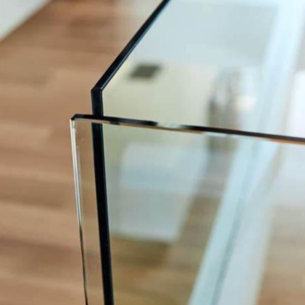 Quality Interior Frameless Glass Railing Curved Stairs 10mm 12mm Thick Toughened Glass for sale