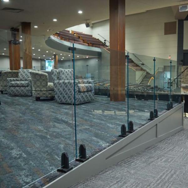 Quality 12MM 6+6MM Tempered /Laminated Modern Glass Railing For A Clear And Safe View for sale