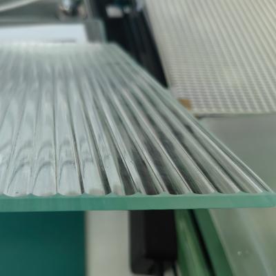 중국 맞춤형 6mm 8mm 10mm 12mm 플루티드 강화 유리 장식 리드 패턴 강화 유리 판매용