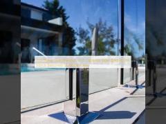 Frameless Glass Railings With Stainless Steel Spigots For Fence Balconies Staircase Patios