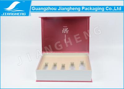 Cina Cartone eliminabile d'imballaggio dei contenitori di cosmetico fresco rosa con l'inserzione della schiuma in vendita