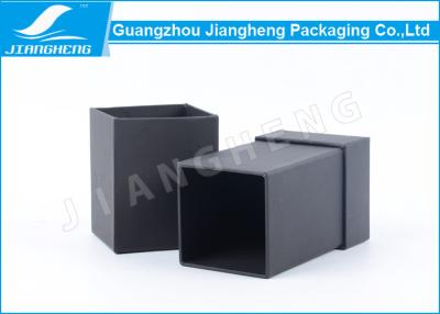Cina Scatole d'imballaggio del profumo dell'alto grado, contenitore di regalo speciale nero del cartone in vendita