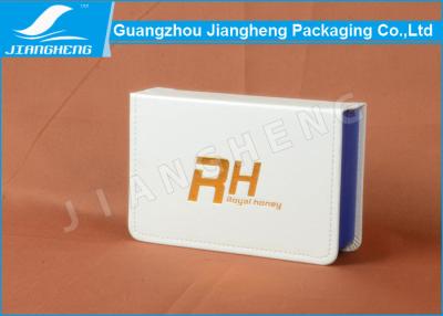 Cina Bello contenitore di regalo di cuoio bianco, scatole di presentazione chiudibili a chiave dei gioielli in vendita