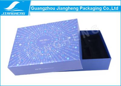 中国 CMYK によって印刷される美しい Lidded 板紙箱の平たい箱によって個人化されるロゴ 販売のため