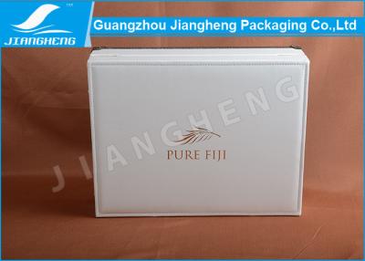 Cina Il cuoio durevole dell'unità di elaborazione di bianco ha coperto il contenitore di regalo di legno del MDF per il prodotto di cura di pelle in vendita