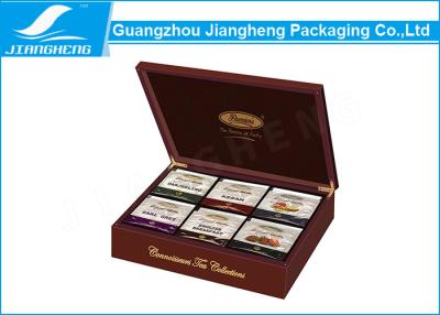 中国 アラビアのティーバッグの木の収納箱、長方形の茶ギフト用の箱の包装 販売のため