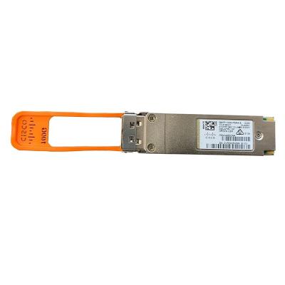 中国 SMF上のMPOのコネクター500mが付いているCisco QSFP-100G-PSM4-S 10-3144-01 QSFP28 100GBASE PSM4のトランシーバー 販売のため