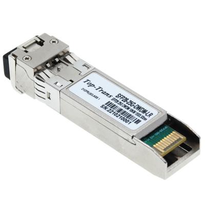 China DWDM Optical Module 25G SFP28 Transceiver SMF 1270nmTx / 1330nmRx 10km LC DOM for sale