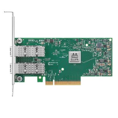 China Mellanox ConnectX-6 25GbE Dual-Port SFP28 PCIe 4.0 X 8 Neue Netzwerkadapterkarte mit hohem Bracket Ethernet-Schnittstelle PCIe4.0 zu verkaufen