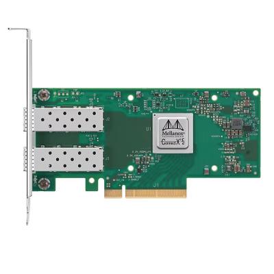 중국 멜라녹스 커넥스-5 듀얼 25Gbit SFP28 PCIe 네트워크 어댑터 확장 카드 MCX512A-ACAT 3.0x8 광섬유 장비 판매용