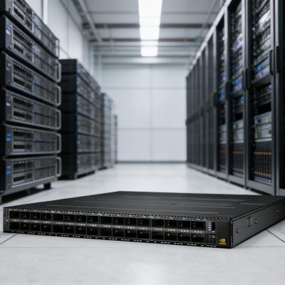 China Hot Saling NVIDIA MQM9790-NS2R Quantum-2 Switch 64×400Gb/s Low Latency InfiniBand Switch for AI Data Center for sale