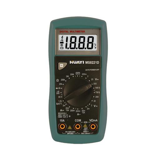 Quality Mini Size V A MS8221 Series Manual Range Digital Multimeter with Continuity Measurement for sale