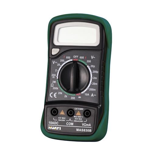 Quality Mini Size V A MS8221 Series Manual Range Digital Multimeter with Continuity for sale