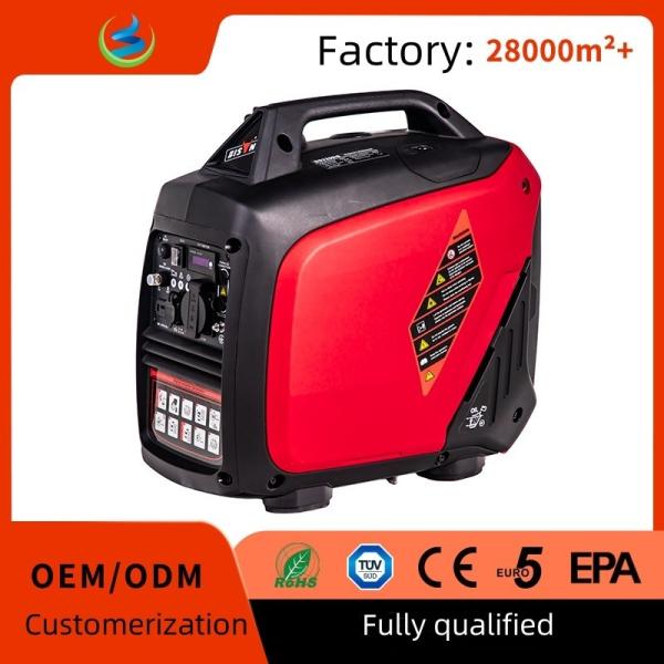 Quality 1.8kw Silent Mute Camping Gasoline Petrol Home Portable Generators Inverter Mini for sale