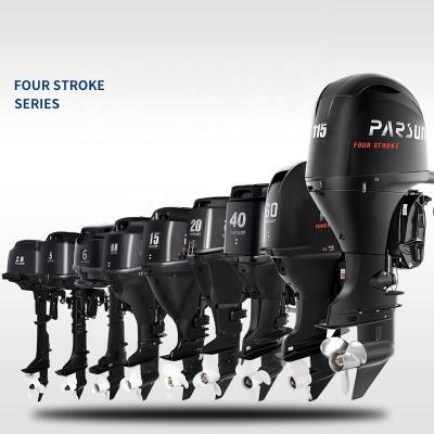 Cina 2 Stroke 2 Cylinder Marine Gasoline Outboard Motor for Boat Electric Engine by Parsunn in vendita