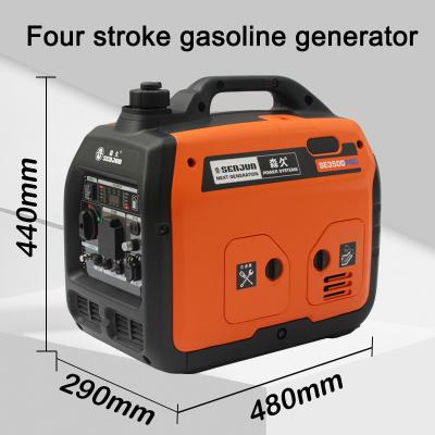 Cina 3.5kw Silent Inverter Gasoline Generators for Home 220V Portable Outdoor Emergency in vendita