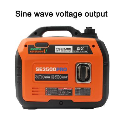 Cina 3.5kw Silent Inverter Gasoline Generators for Home 220V Portable Outdoor Emergency in vendita