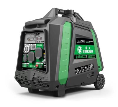 Cina Sistema di avvio remoto generatore inverter da 4,8 kW silenzioso di benzina portabile per la casa in vendita
