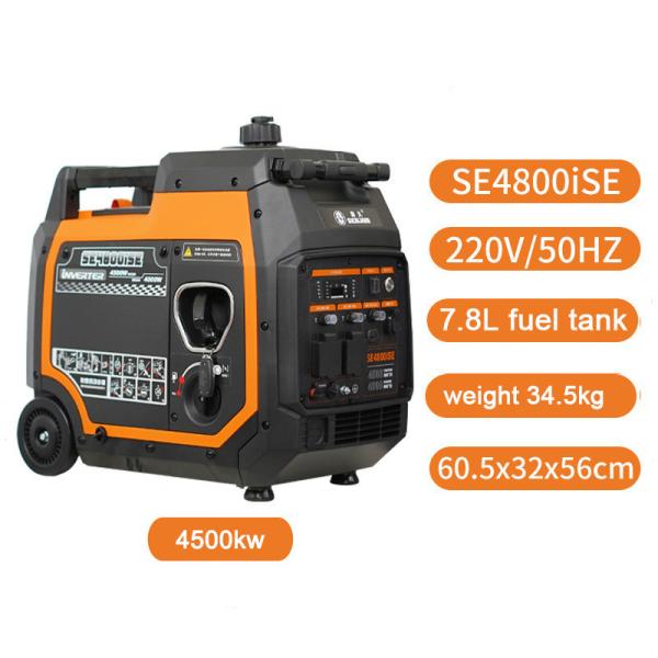 Quality 230V Rated Voltage Home Generator 4.5KW Portable Power Petrol Gasoline Generator for sale