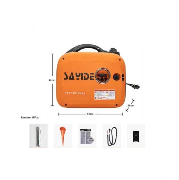Quality 58Db Noise Level Portable Low Noise Inverter Energy-saving Generator for Truck for sale