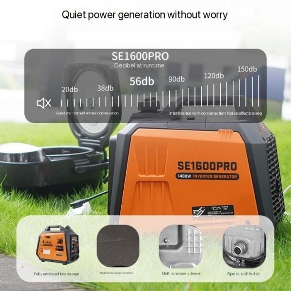Quality 1.4kw Gasoline Generator for Home at 4200RPM Speed and 230V Rated Voltage for sale