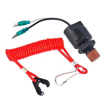 Cina Sostituire/riparazione Scopo Yamaha Outboard Switch chiave 6E9-82575-09 per tirare la corda gancio Flameout in vendita