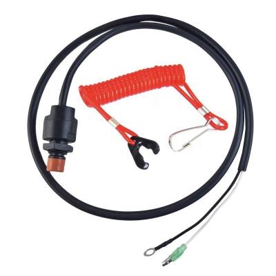 Cina Sostituire/riparazione Scopo Yamaha Outboard Switch chiave 6E9-82575-09 per tirare la corda gancio Flameout in vendita