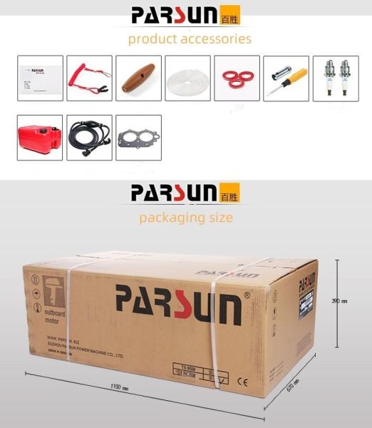 Quality 15HP 2 Stroke Cylinders Parsunn Gasoline Outboard Motor Assembly for Boat Engine for sale