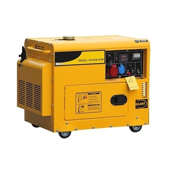 Quality Frequency 50/60HZ Silent Type Diesel Generator 220 Household 6/8/10kW Single for sale