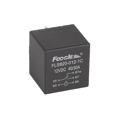 Cina Miniatura 12V 40A 5Pin Relay elettromagnetico Automotive Protezione sigillata Nero Colore in vendita