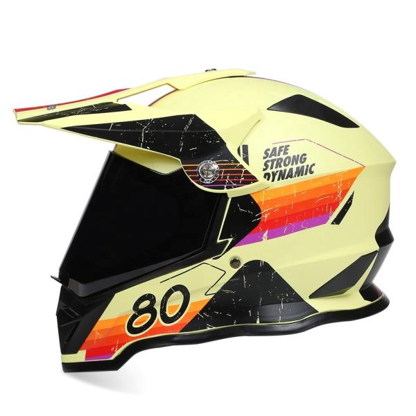 Quality Motorcycle Off-road Rally Helmet BLD-819-8 Full Cover Racing Helmet for Grown for sale