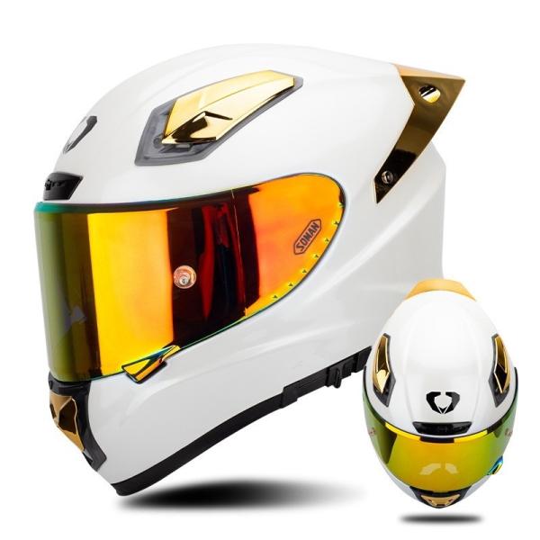 Quality Motorcycle Motocross Motorbike Helmets OEM Style Double Lens Helmet for Men and for sale